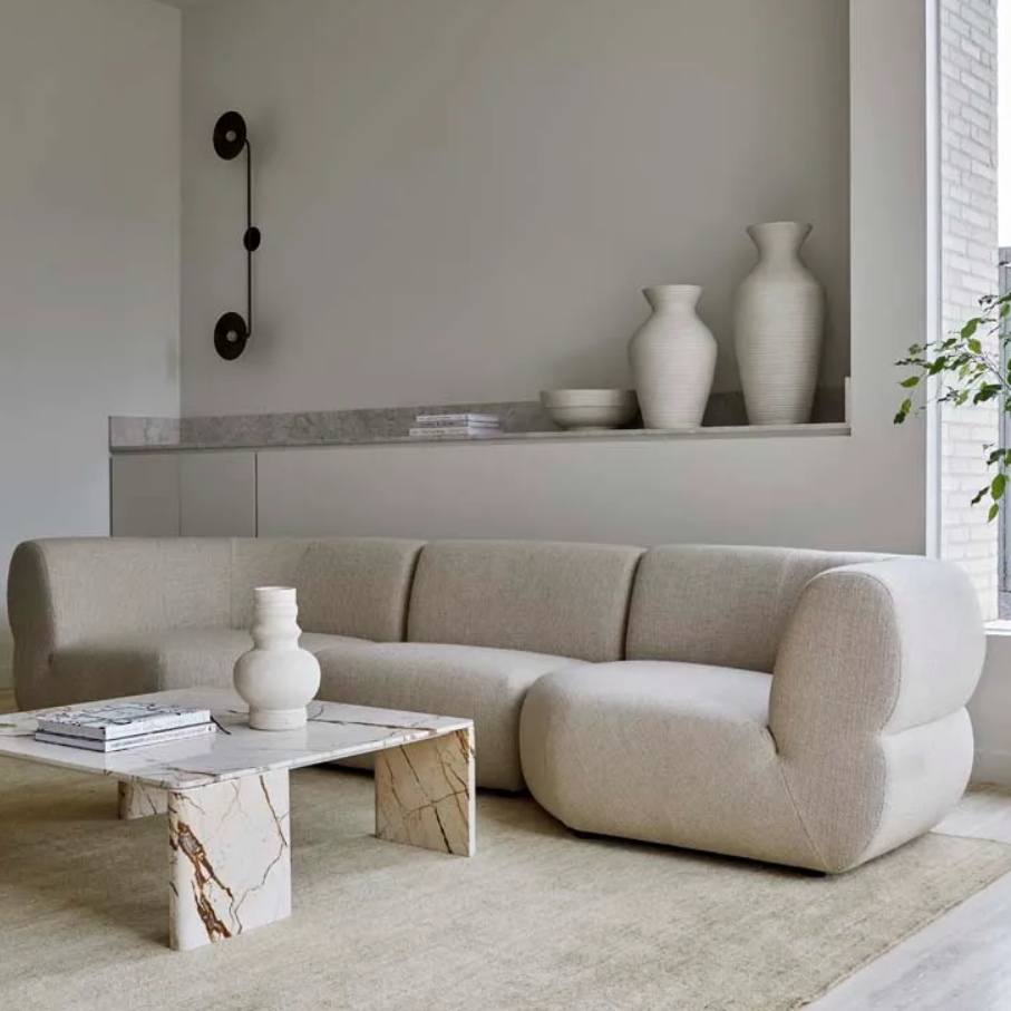 GlobeWest | Juno Cloud Modular Sofa - Round Corner