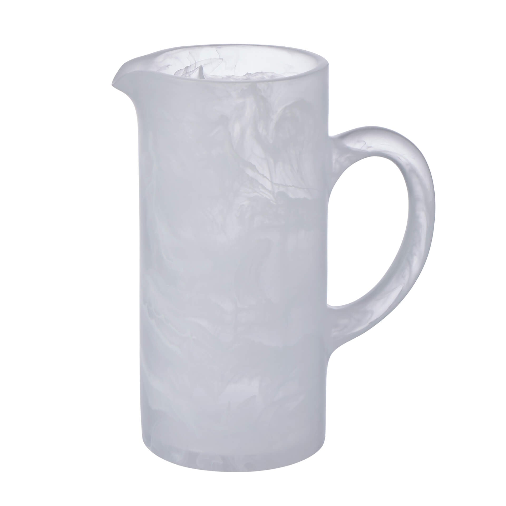 White Resin Serving Pitcher